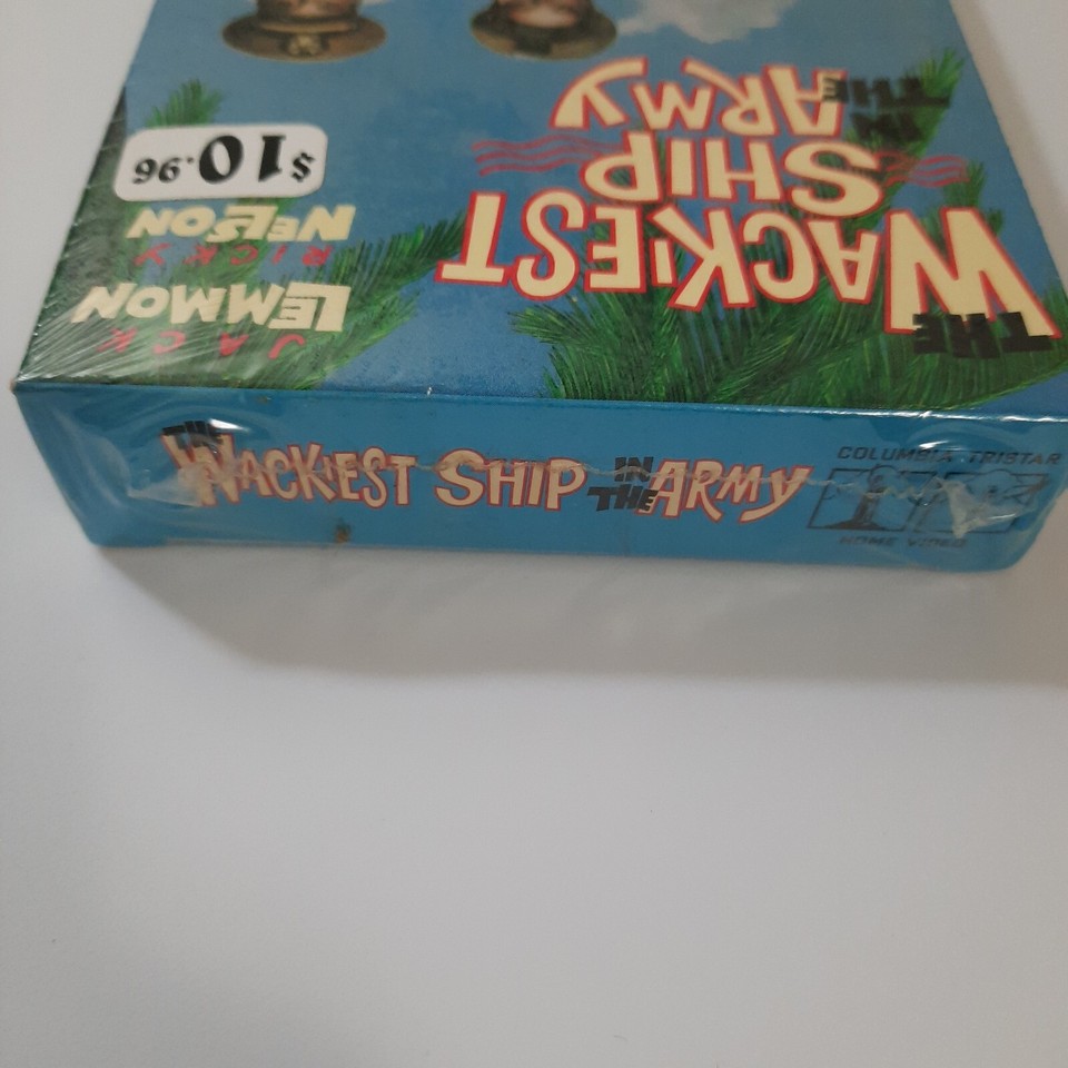 The Wackiest Ship In The Army VHS Tape Movie 1991 New Jack Lemmon Ricky ...