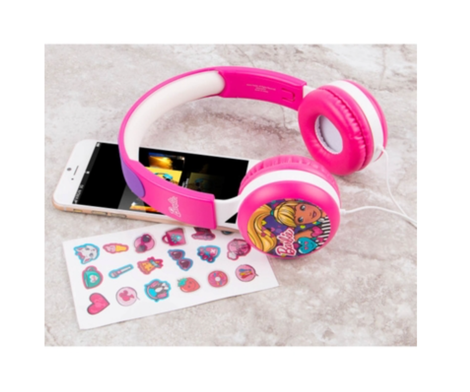 Barbie Live Out Loud Volume Limiting Kid Safe Headphones | eBay