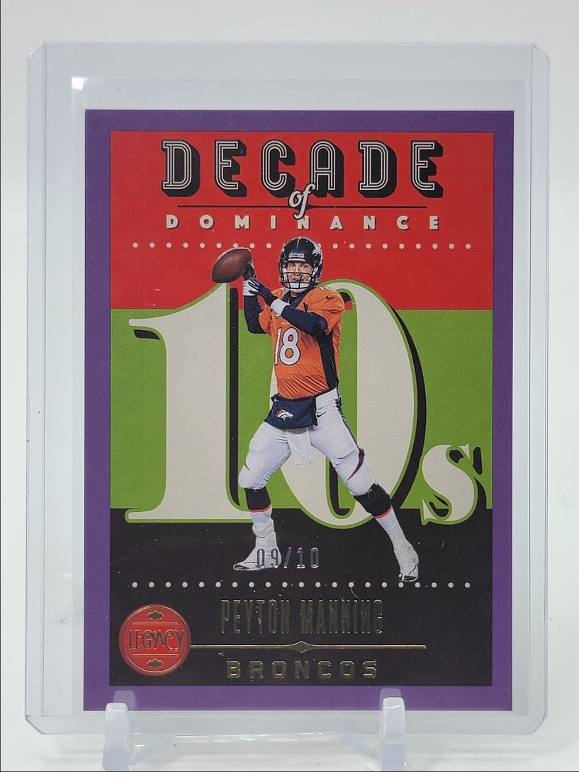 PEYTON MANNING 2023 LEGACY VIOLET DECADE OF DOMINANCE /10 Q2472 | eBay