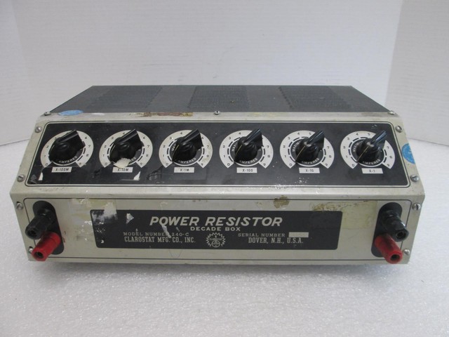 Clarostat Decade Power Resistor Box (240C) for sale online | eBay