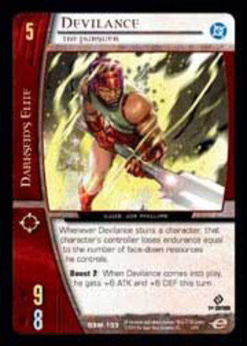 VS System: Devilance, The Pursuer [Played] DC Superman Man of Steel TCG ...