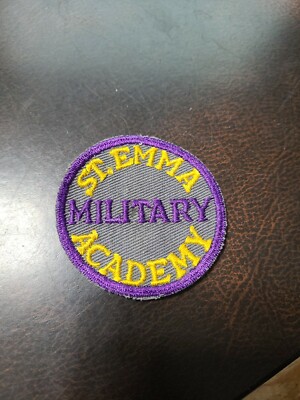 Vintage College University ROTC Patch St. Emma Military Academy | eBay