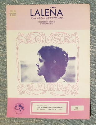 Lalena Written and Recorded by Donovan (Peer Intl 1968) | eBay