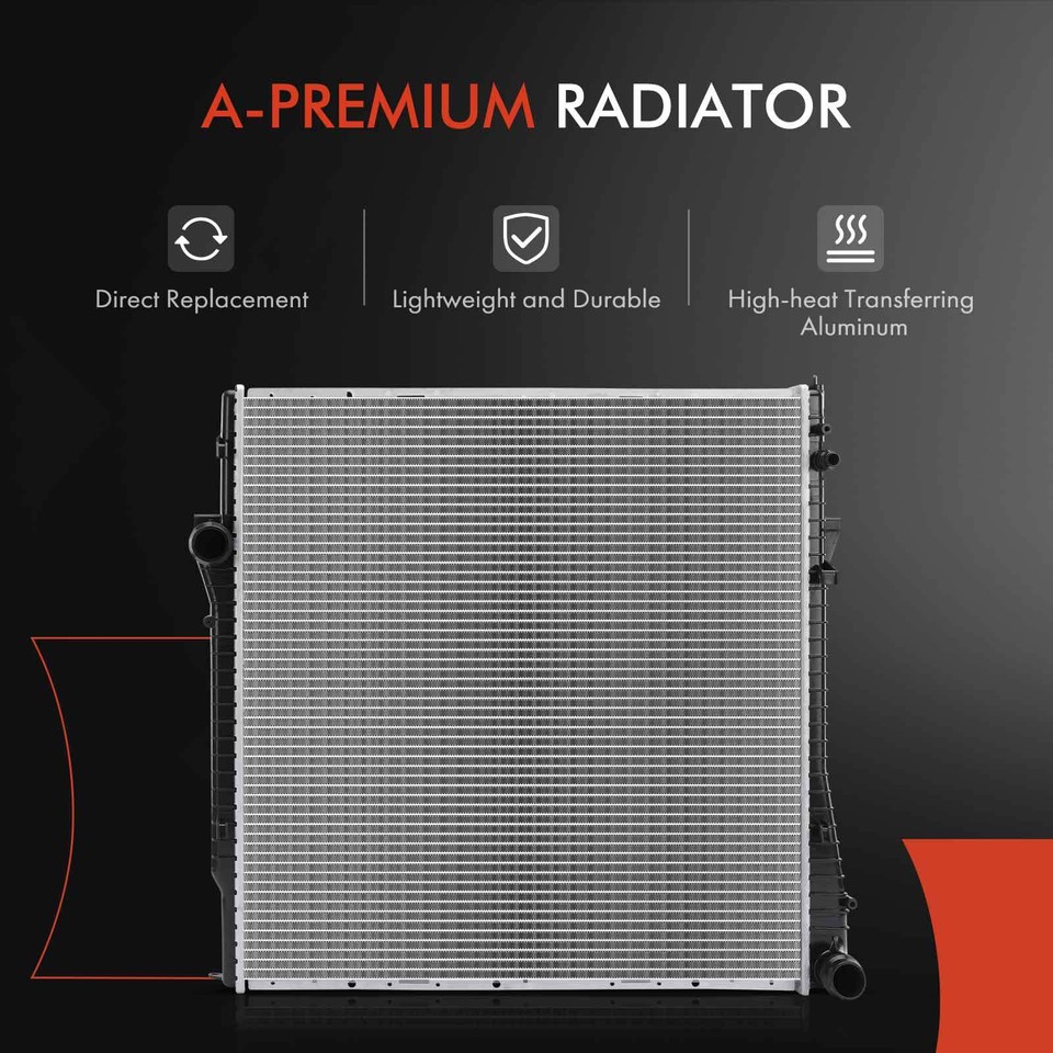 Aluminum Radiator for BMW X5 E53 2001 2002 2003 2004 2005 2006 3.0L ...