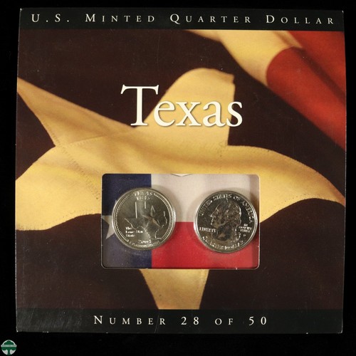 Coins of America 2004(P&D) Texas State Quarters - Number 28 of 50 | eBay