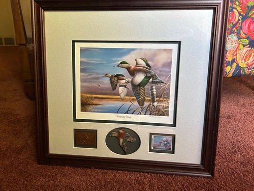 Limited Edition Ducks Unlimited 1996 Print and Stamp Plaque 1624/3500 ...