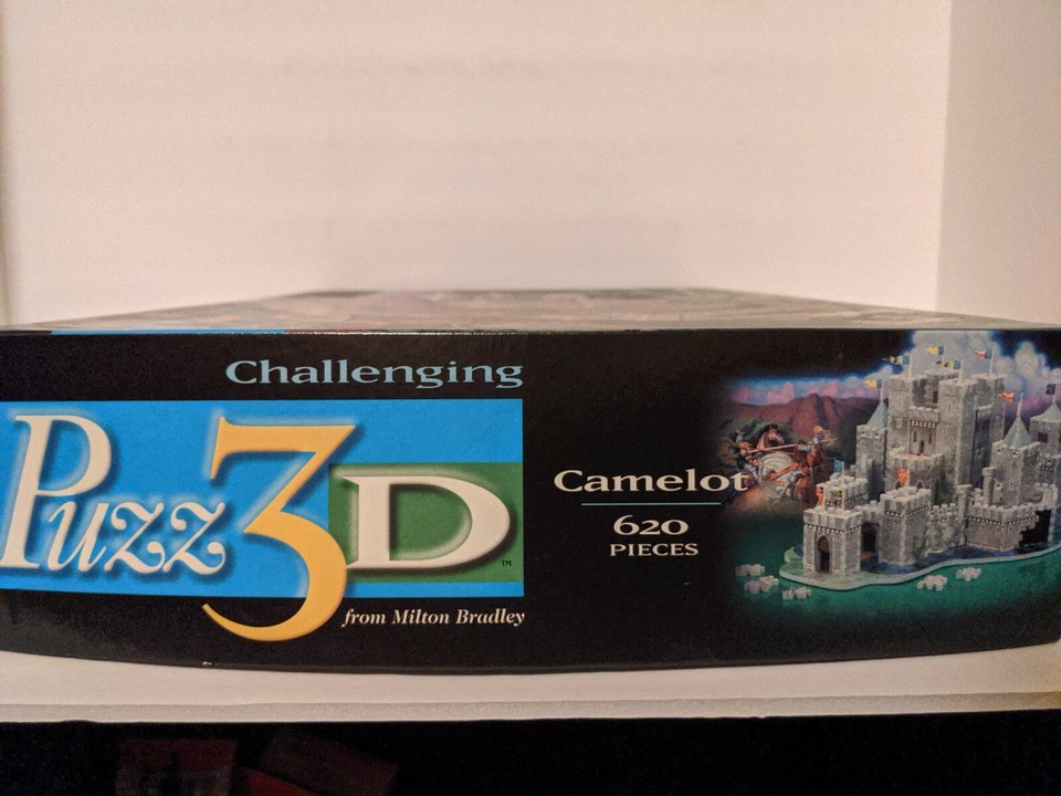 Puzz-3D Camelot Castle Milton Bradley Jigsaw Puzzle 620PC Old World ...