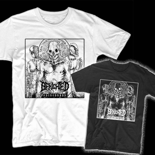 Benighted Necrobreed V1 T shirt BLACK WHITE all sizes S-5XL | eBay