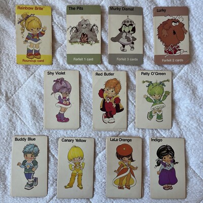 Vintage Rainbow Brite Giant Playing Card Game Golden 1983 | eBay