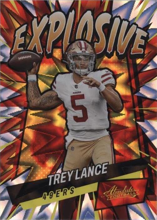 2022 Panini Absolute - Explosive Trey Lance #E11 for sale online | eBay