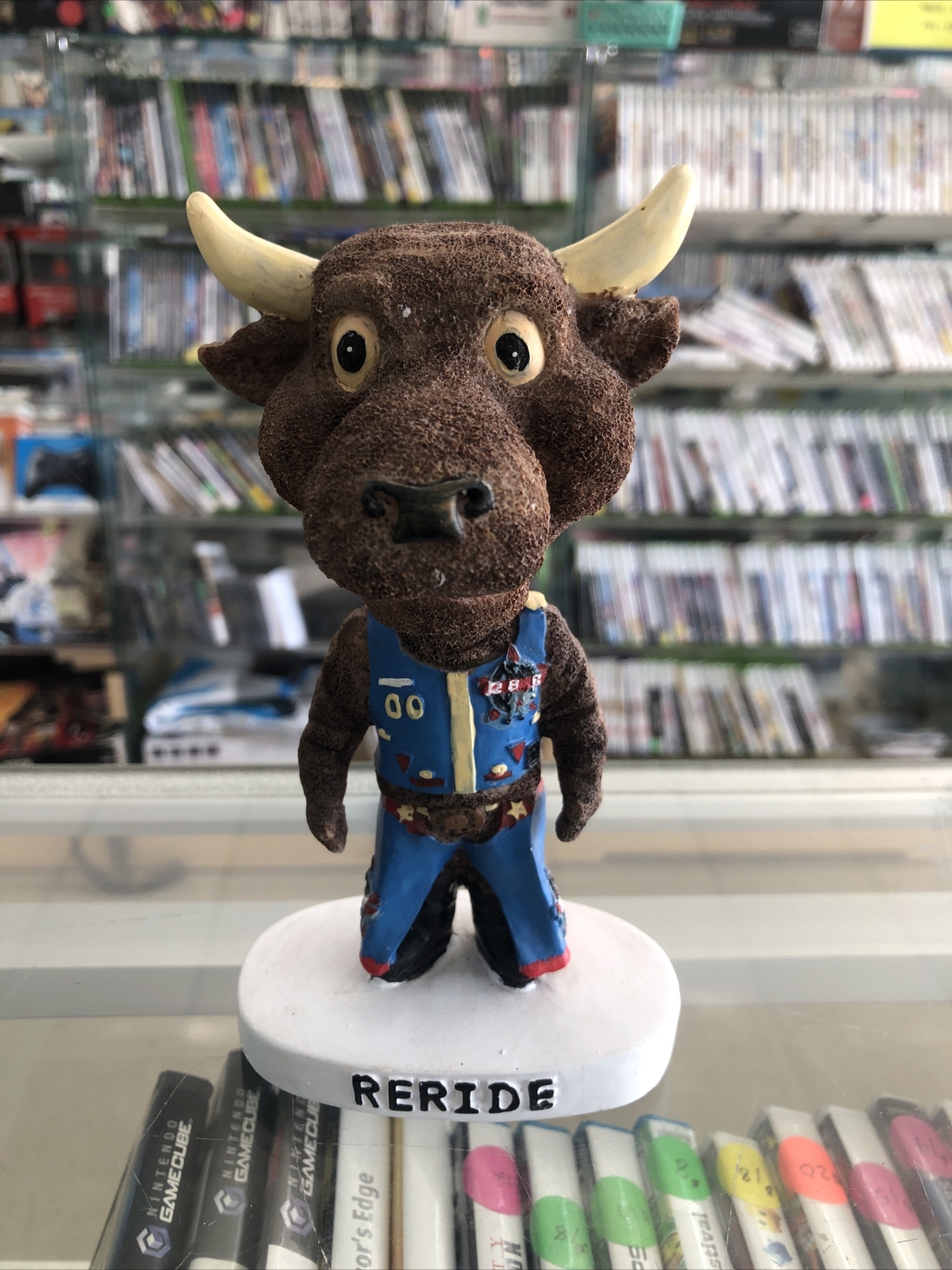 RERIDE BOBBLEHEAD - PROFESSIONAL BULL RIDING RODEO MASCOT - Used | eBay