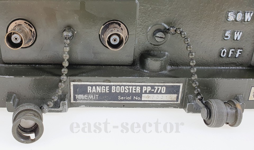 Ex-Army PRC-77 Range Booster PP-770 Power Amplifier Military Radio ...