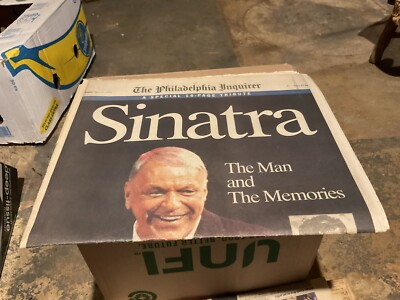 1998 display newspaper DEATH of singer / actor FRANK SINATRA - with ...