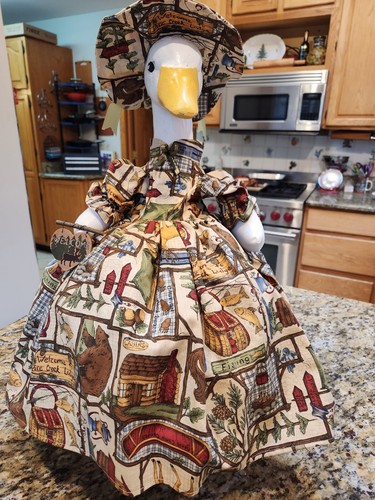 24" Concrete Goose Clothes, Welcome To The Cabin ~ Outfits by Linda | eBay