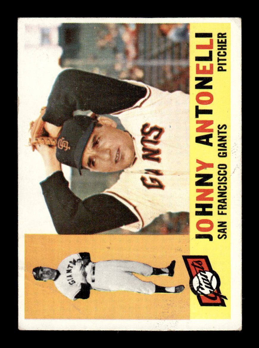1960 Topps Baseball #80 Johnny Antonelli San Francisco Giants | eBay