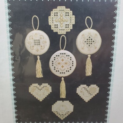 Hermanson Hardanger Exquisite Christmas Ornaments 1998 Collection 1 ...