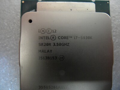 I7-5930K 6 Core CPU LGA 2011-3 Tested Working 7 Day Warranty | eBay