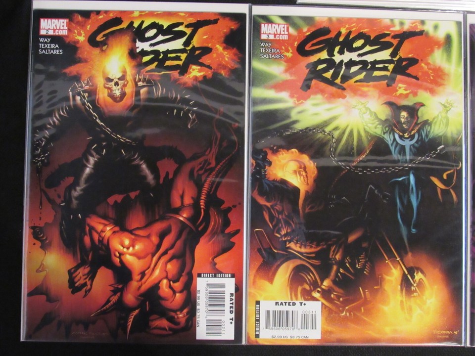 Ghost Rider (2006) Marvel #1-35 Complete Run + Annuals VF/NM to NM V002 ...