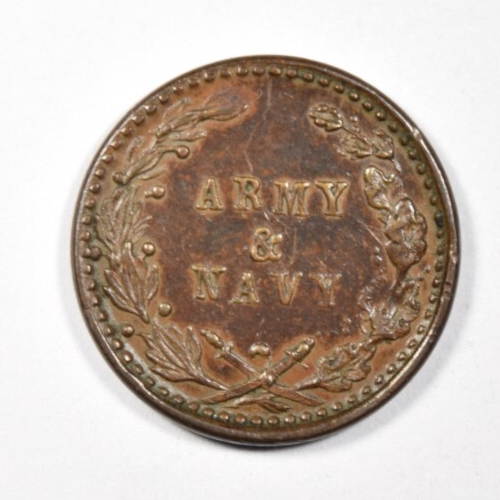1861-1865 CWT Army Navy Flags Drums Cannons #299/350 Token ~ BU ...