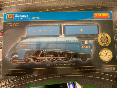 Hornby R3771 A4 LNER Bittern twin tender 1:1 limited edition. | eBay