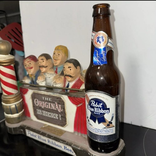 Vintage 1950s Pabst Blue Ribbon Beer PBR Barbershop Quartet Bar Caddy ...