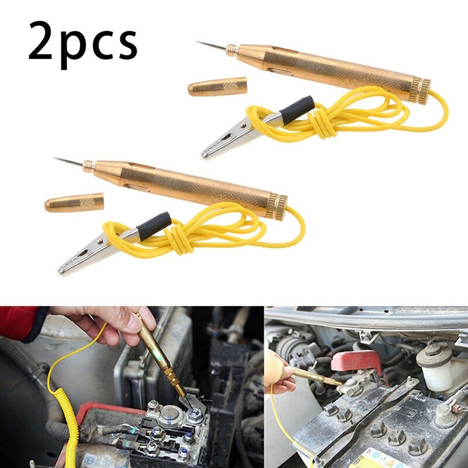 Flexible Good Tensile Strength Test Light Probe Pen 2x Car Auto Voltage ...