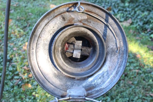 KENTUCKY & INDIANA TERMINAL BELL BOTTOM RAILROAD LANTERN EMBOSSED GLOBE ...