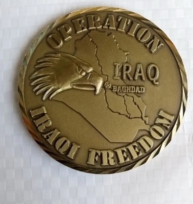 Authentic Earned Operation Iraqi Freedom Baghdad Challenge Coin | eBay