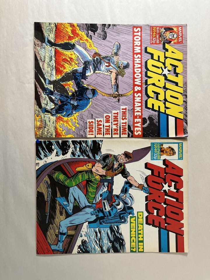 Action Force Comic Book/magazine LOT of 14 issues G.I. JOE 1987 Storm ...