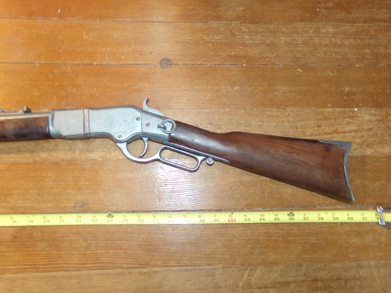 Non-Firing Winchester Model 1866 Movie Prop Display Lever Action Rifle ...
