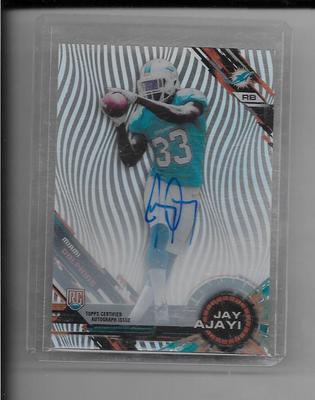 2015 Topps High Tek - JAY AJAYI - Autograph Rookie - DOLPHINS | eBay