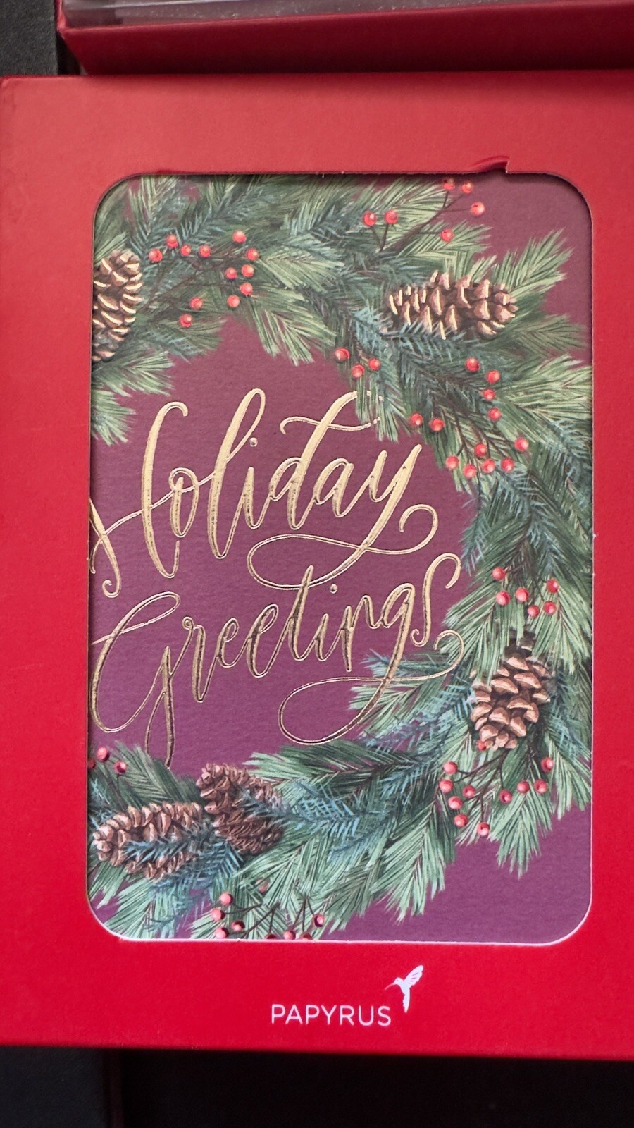 New Papyrus 8 Boxes Christmas Xmas/Holiday/seasons Greetings/Thank You ...