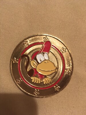 DIDDY KONG Nintendo Super Mario Frankford Gold Coin | eBay