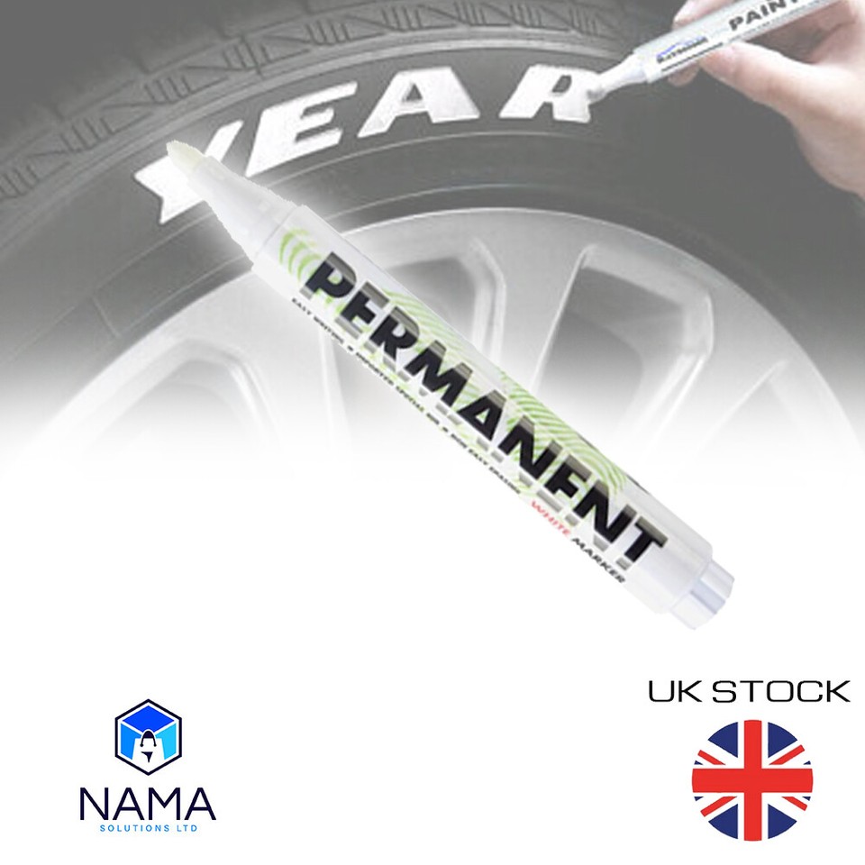 Paint Marker Pen Waterproof Oil Markers Pens Car Tyre Tire Tyres Metal ...