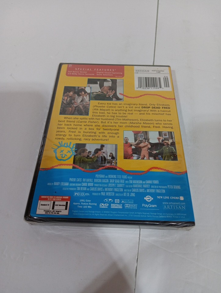 Drop Dead Fred (DVD, 1991) Phoebe Cates Brand New Sealed 12236119265 | eBay