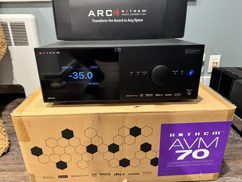 Anthem AVM 70 4K AV audio processor home theater receiver preamplifier ...