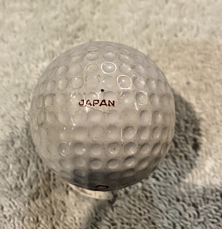 VINTAGE WINFIELD golf ball red letters JAPAN | eBay