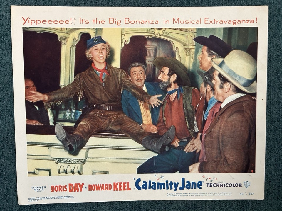 DORIS DAY HOWARD KEEL Calamity Jane Lobby Card Set. | eBay Australia