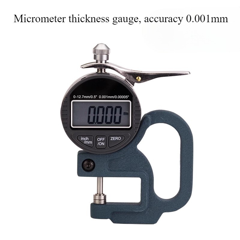 Accuracy 0.001mm Digital Micrometer Thickness Gauge for Paper Film ...