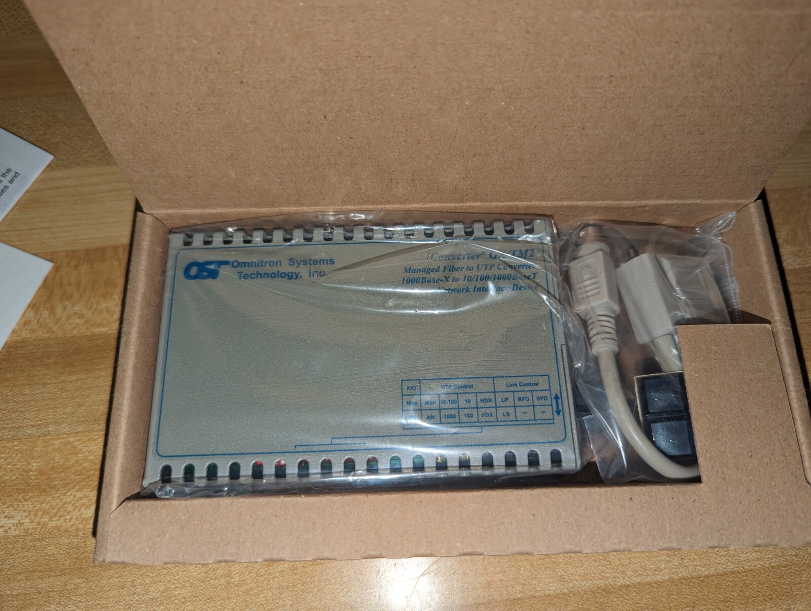 Omnitron iConverter GX/TM2 media converter & Network Interface Device ...