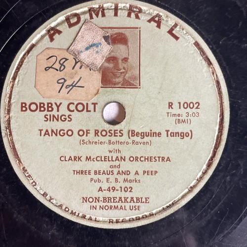10" 78 RPM-Bobby Colt-Scattered Toys/Tango of Roses/Admiral R1002 | eBay
