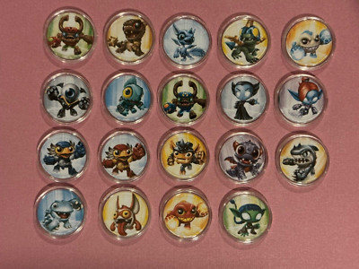 Skylanders Trap Team Complete Set Of 144 Coins Characters / Traps ...