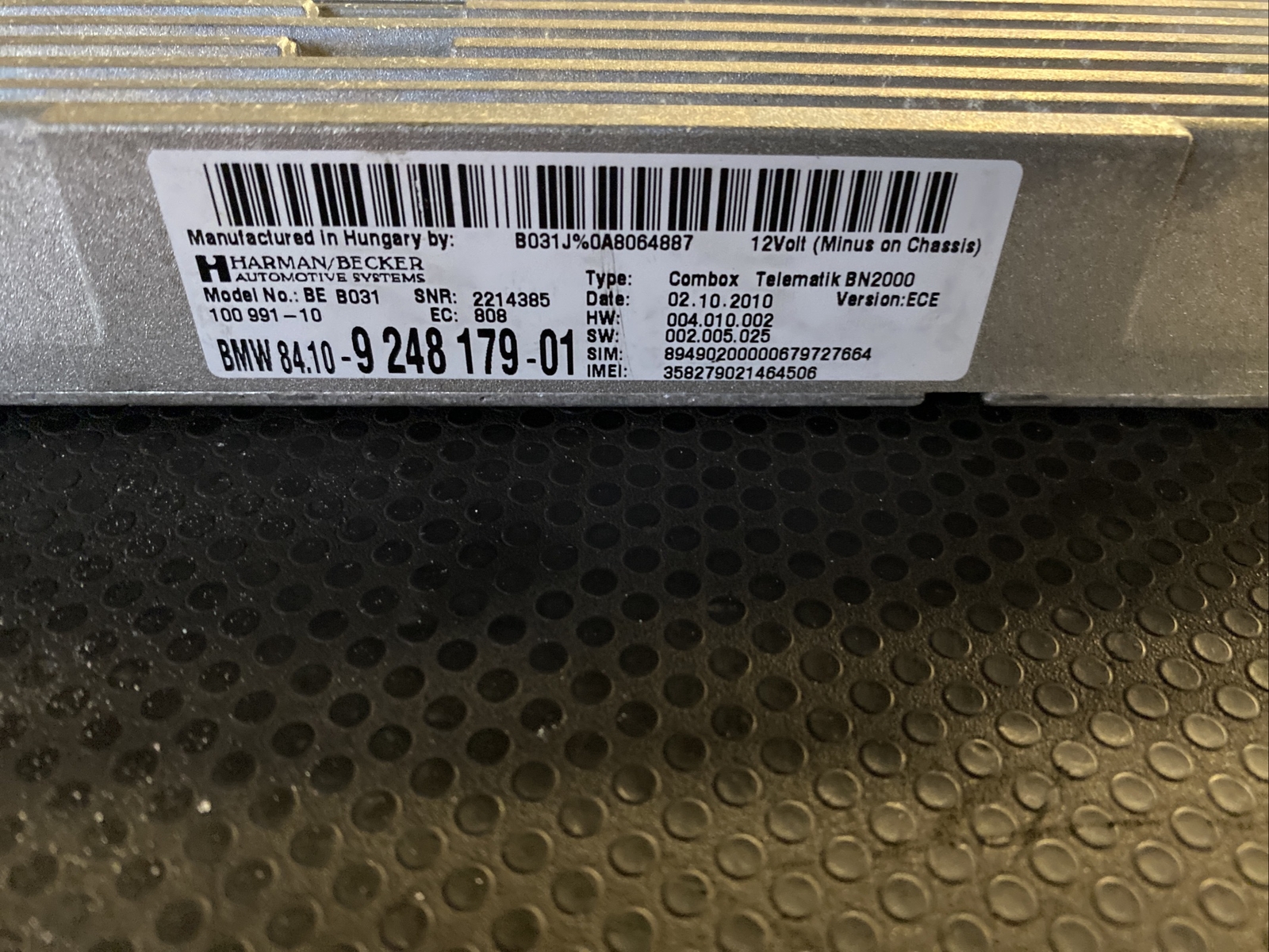 Bmw E90 E91 E92 E93 Lci Combox 9248179 | eBay UK