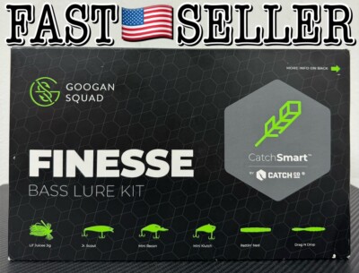 Catch Co Googan Squad FINESSE Bass Lure Kit Catchsmart System Bass ...
