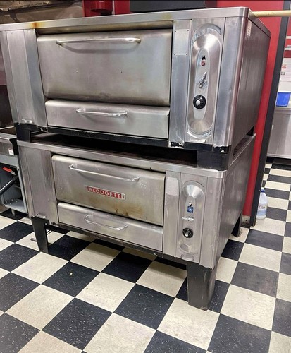 Used Blodgett 1000 pizza oven double stack. | eBay