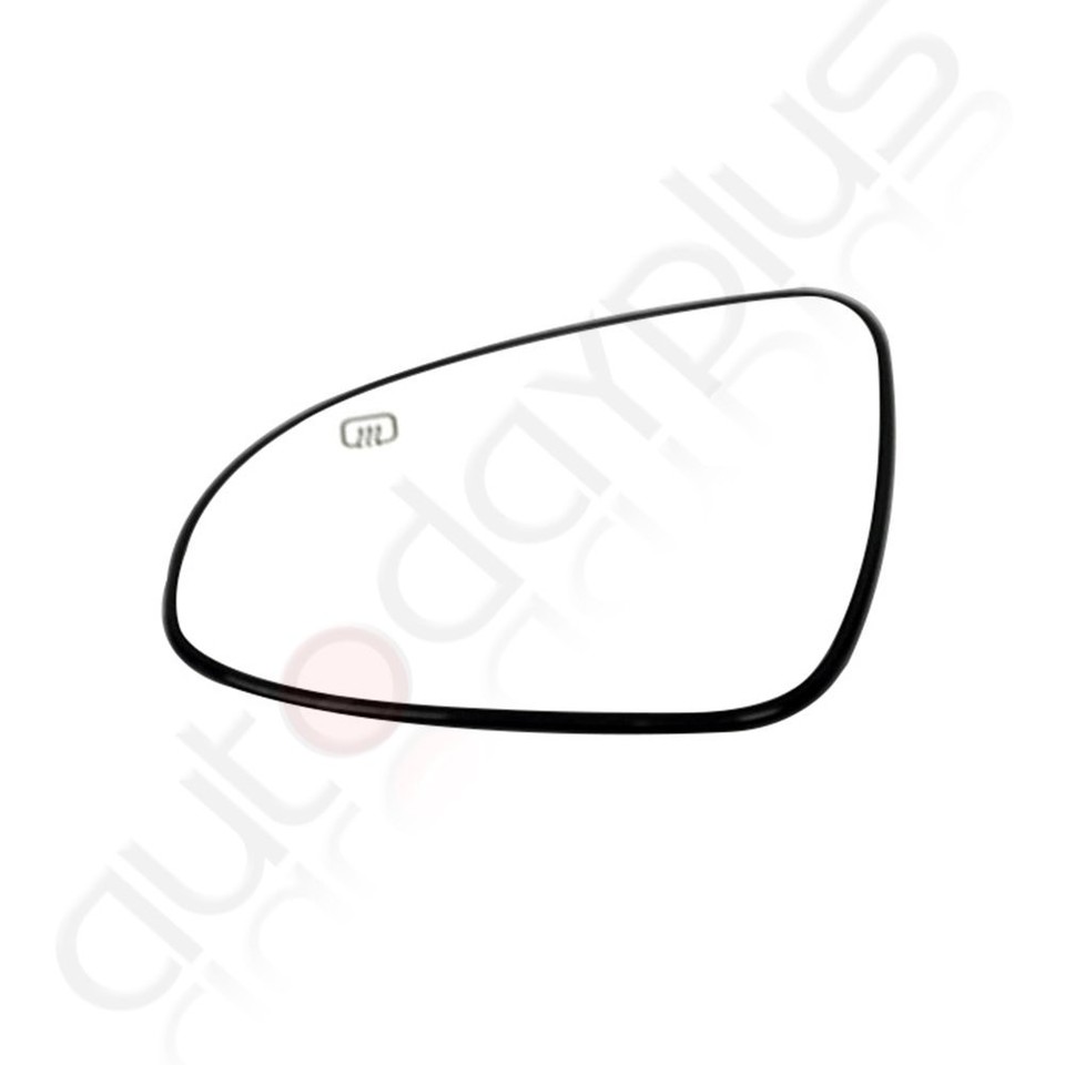 Driver Side Mirror Glass Flat Fits 14-21 TOYOTA COROLLA Heated W ...