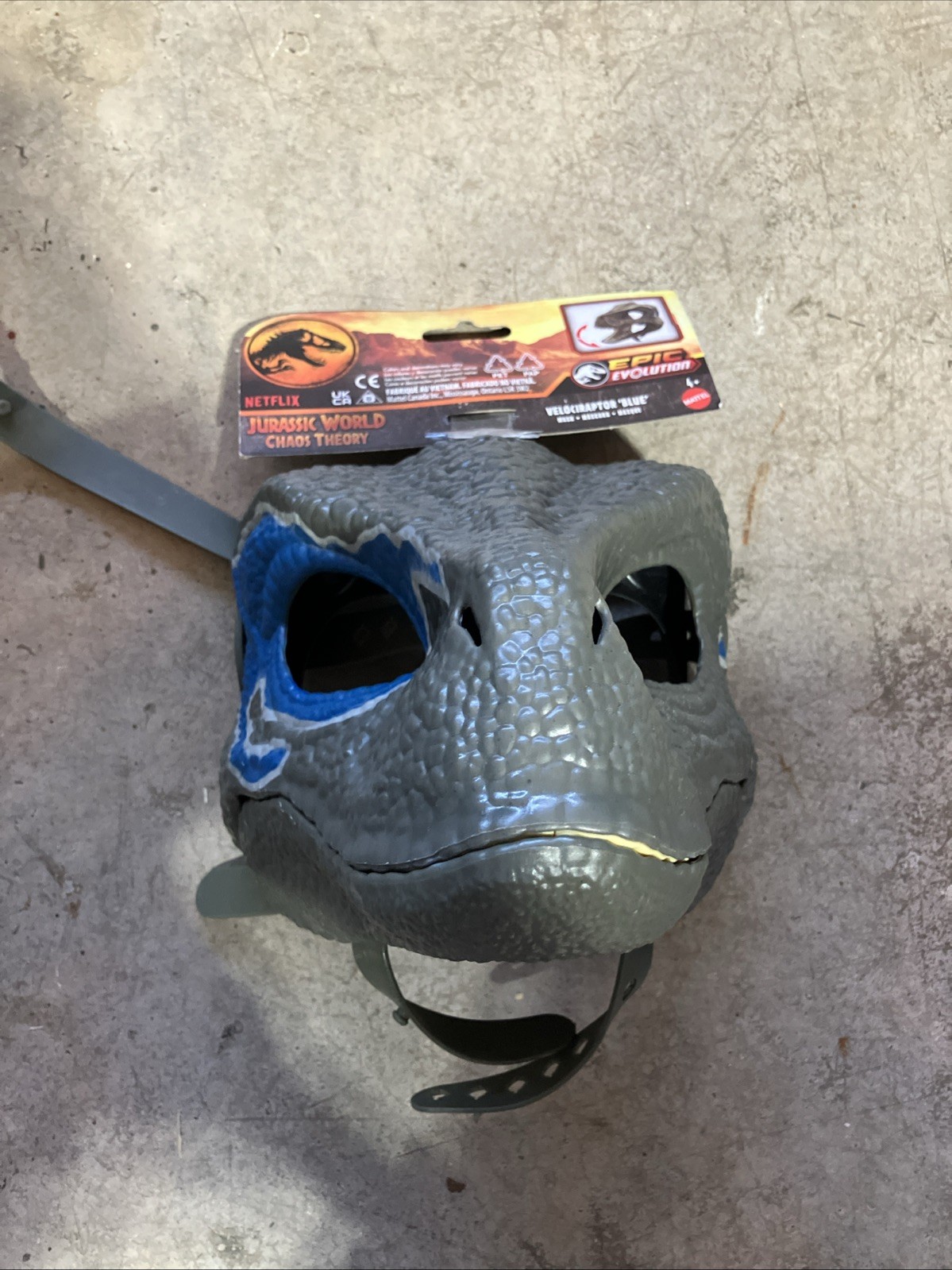 Jurassic World Toys GCV81 Realistic Velociraptor Blue Mask - multicolor ...