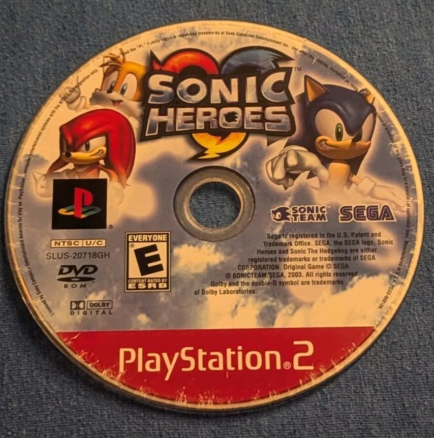 Sonic Heroes Playstation 2 PS2 Video Game Disc Only | eBay