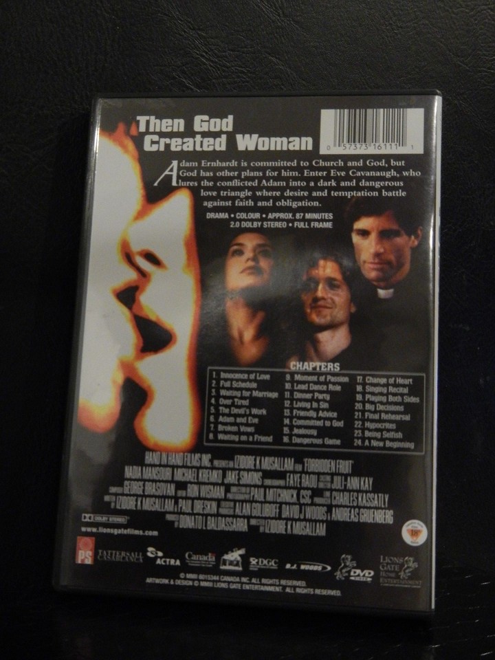 Forbidden Fruit (DVD, 2002) Nadia Mansourri Michael Kremko Jake Simons ...