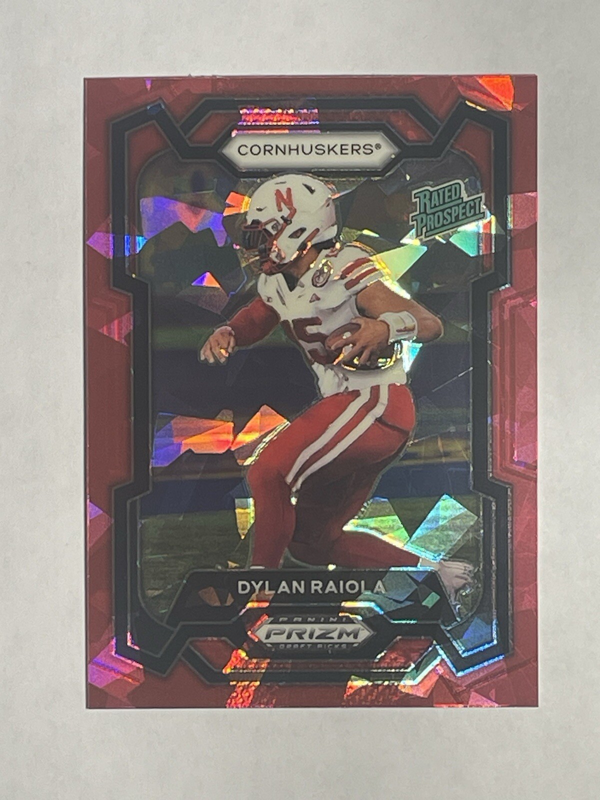 2024 Panini Prizm Draft Picks - Red Ice Prizm #194 Dylan Raiola for ...